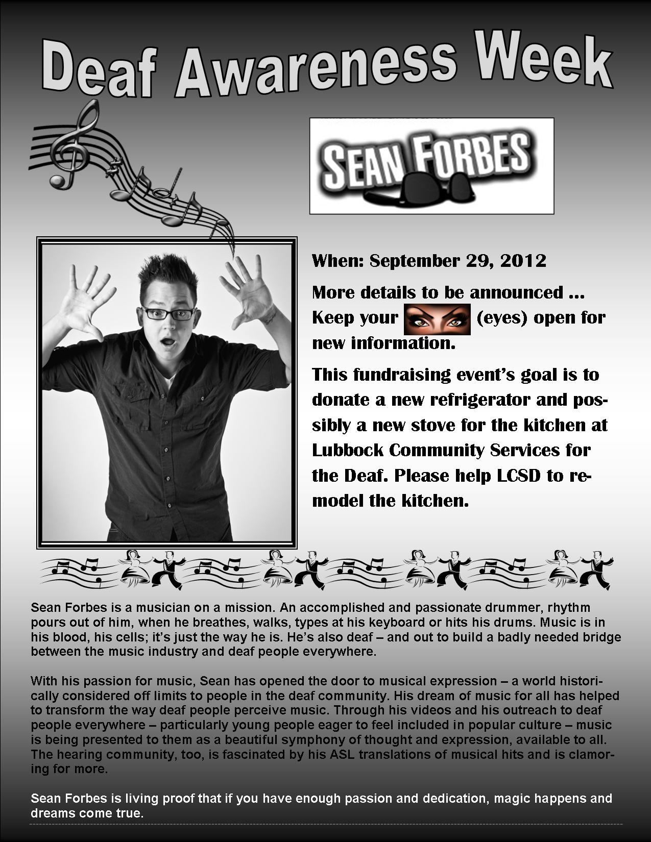 Sean Forbes at DAW – Lubbock – Deaf Network of Texas