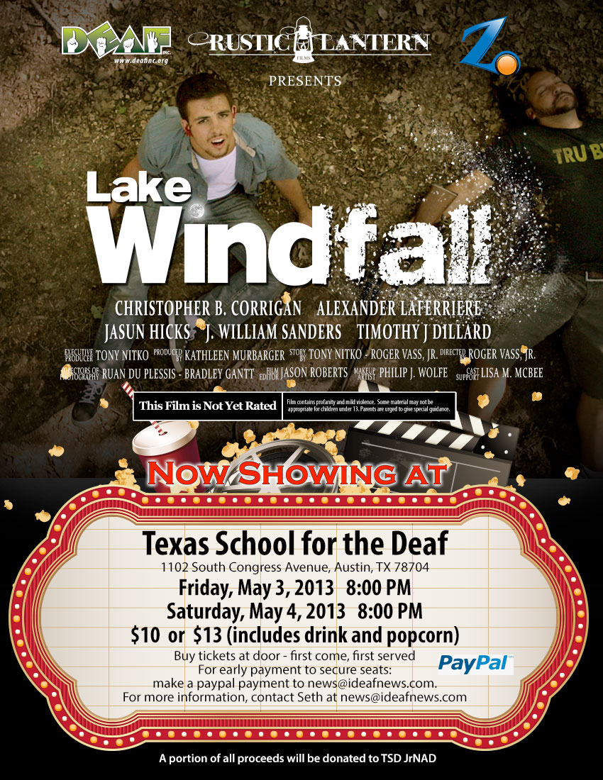 Rustic Lantern Films: Lake Windfall movie – Austin – Deaf Network of Texas