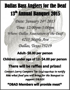 Dallas Deaf Club: Upcoming events – January & February 2015 – Deaf ...
