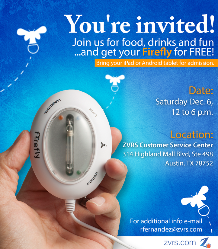 You’re Invited and get free ZVRS Firefly 12/6/14 – Austin – Deaf ...