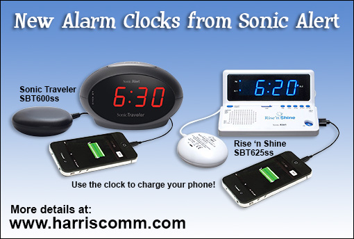 New Sonic Alert Clocks at Harris Communications – Deaf Network of Texas