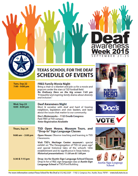 Deaf Awareness Week 2015 – Austin – Deaf Network of Texas