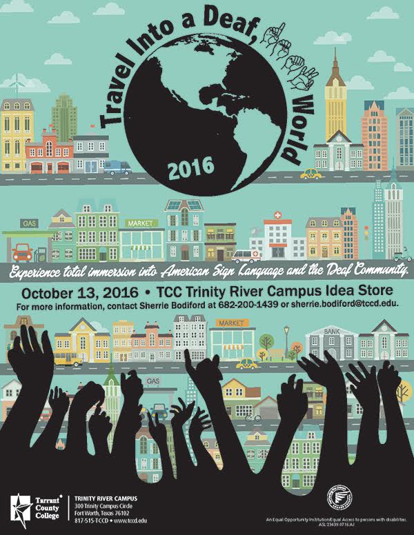 Travel Into a Deaf, Deaf World 10/13/16 – DFW – Deaf Network of Texas