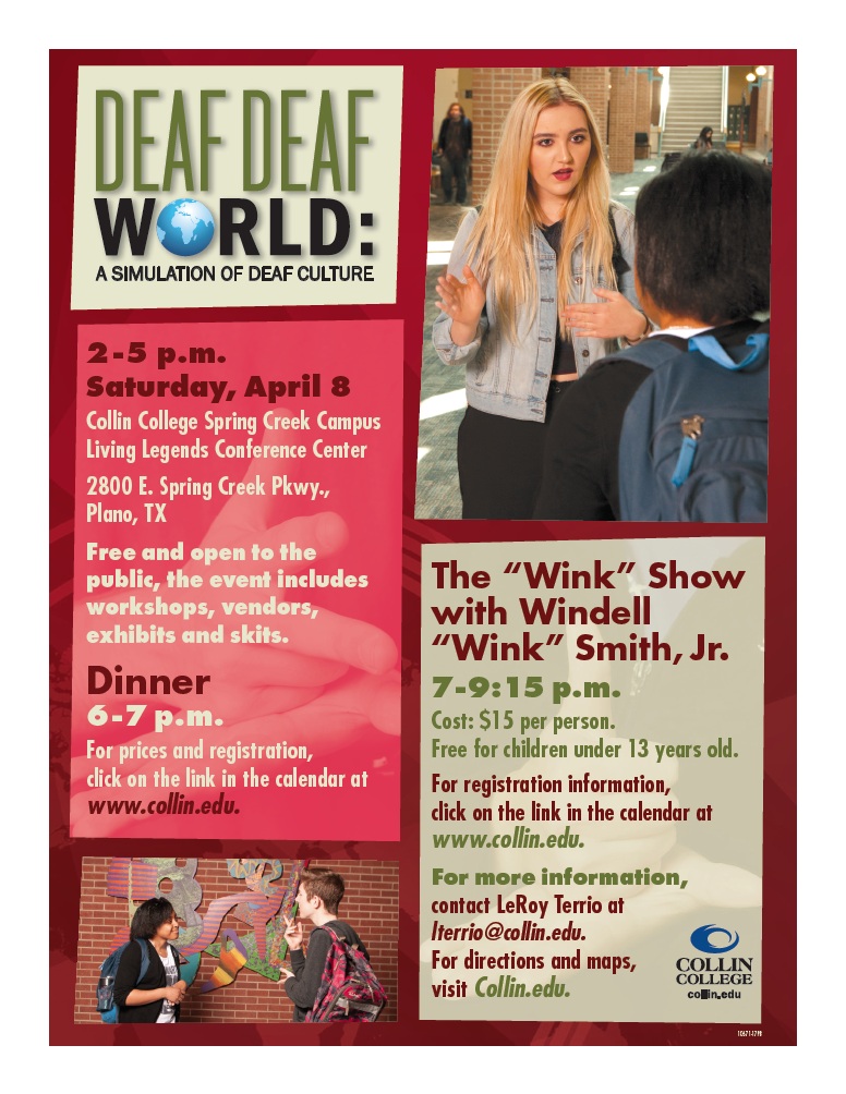 Deaf, Deaf World 4/8/17 – DFW *One Week Left for Online Orders* – Deaf ...