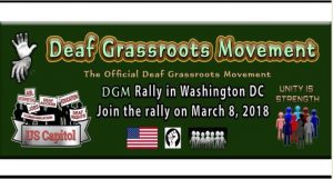 Deaf Grassroots Movement – Washington DC – Deaf Network of Texas