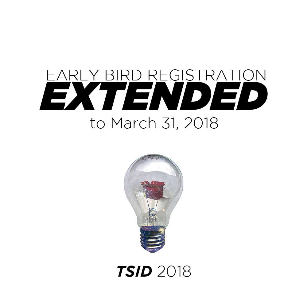 TSID 2018 – Early Bird Registration Extended & Official Conference ...