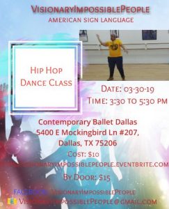 American Sign Language Hip Hop Class – Dallas – Deaf Network of Texas