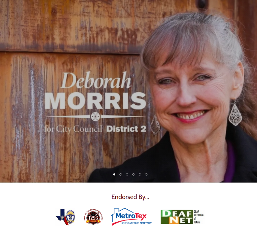 Re-Elect Deborah Morris for Garland City Council – District 2 – Deaf ...