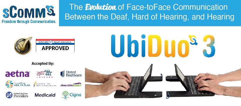 UbiDuo 3 Wireless – the Evolution of Face to Face Communication – Deaf ...