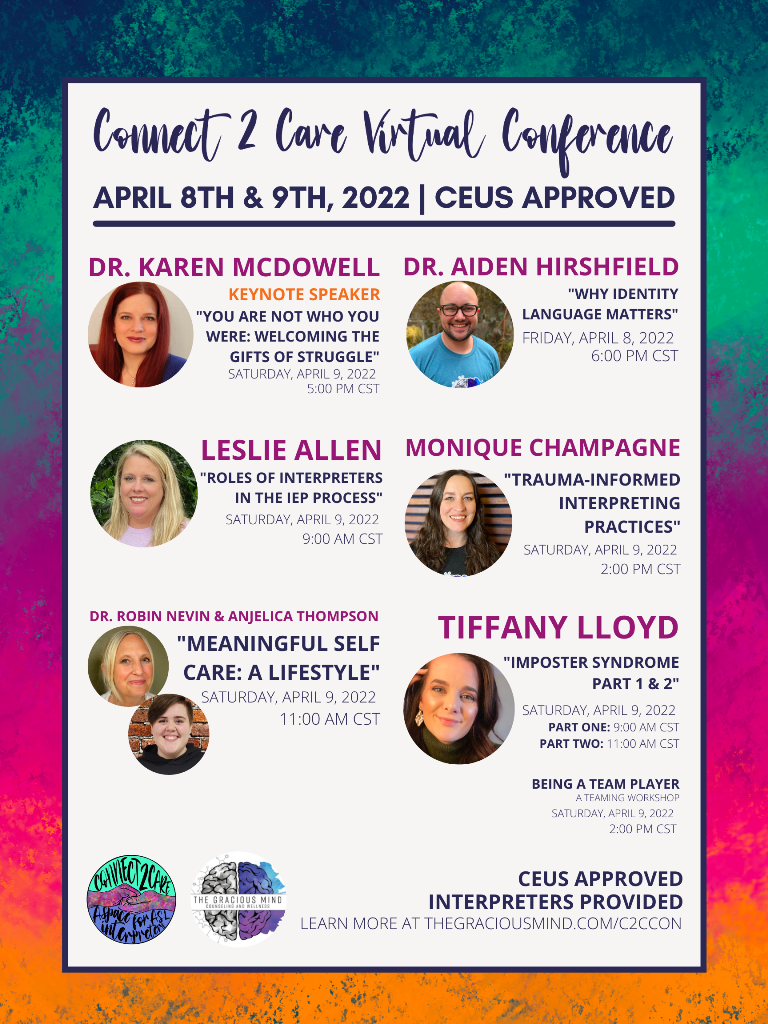 Connect2Care Virtual Conference: April 8-9, 2022 – Deaf Network of Texas
