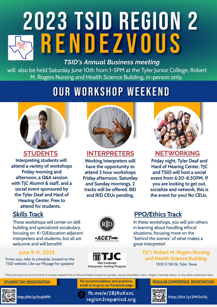 2023 TSID Region 2 Training – Deaf Network of Texas