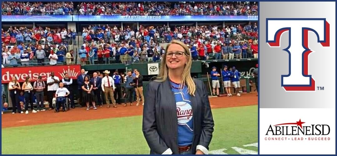Deaf Ed Teacher Performs at Texas Rangers’ Season Opener – Abilene ...