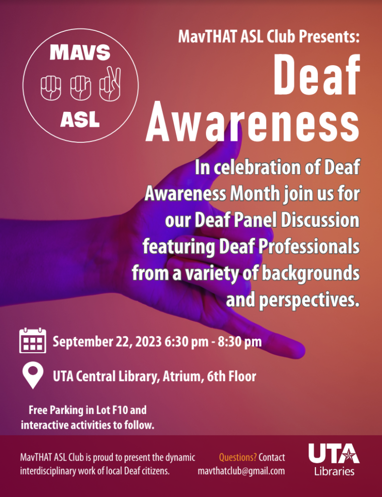 Deaf Awareness: Panel Discussion with Deaf Professional – DFW 9/22/2023 ...