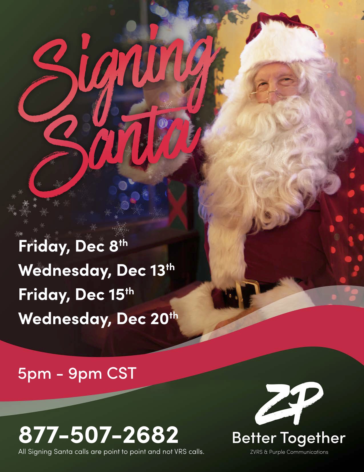 ZVRS Signing Santa 2023 on Videophone! – Deaf Network of Texas