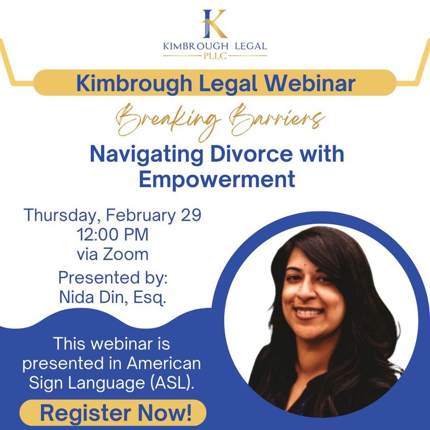 WEBINAR: Breaking Barriers: Navigating Divorce with Empowerment – Deaf ...