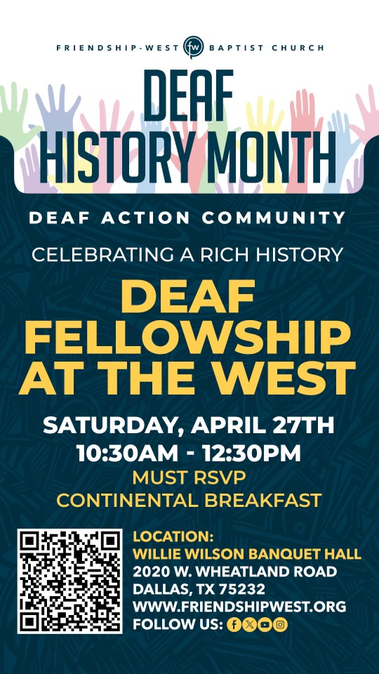 RSVP: Deaf History Month @ Breakfast 4/27/2024 – DFW – Deaf Network of ...